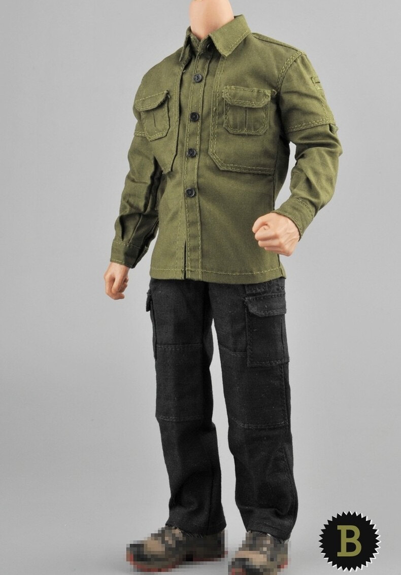 1/6 Scale Solider Men's PMC Field Service Suit Model for 12" Action ...