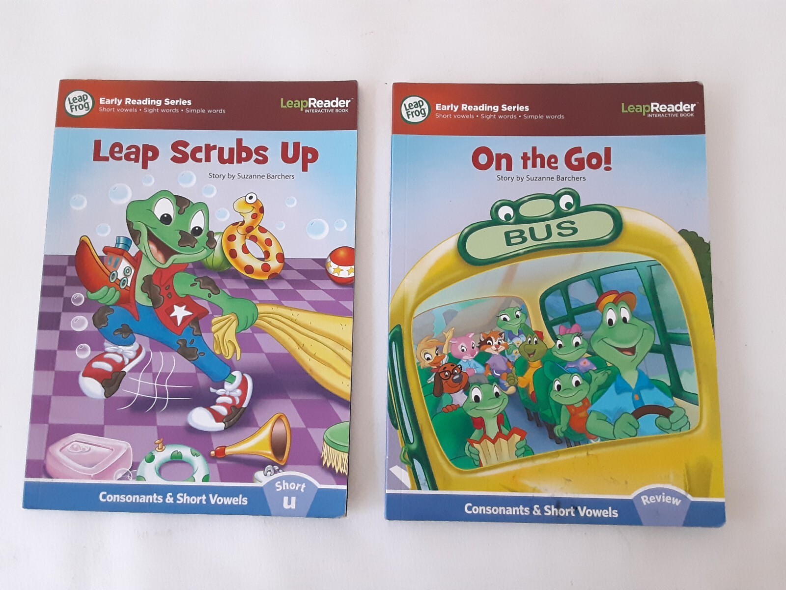 Leap Frog LeapReader Interactive BOOKS ONLY Early Reading Series Lot of ...