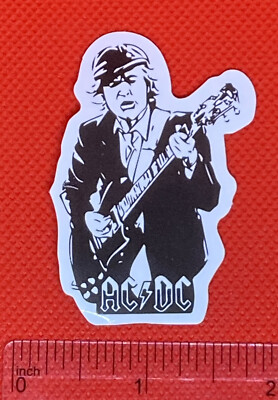 AC/DC Decal Sticker Black White Band Music Fast Free US Shipping! 🇺🇸 | eBay