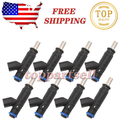 Set of 8 Fuel Injectors For Dodge Charger Jeep Commander 2006-09 5.7L ...