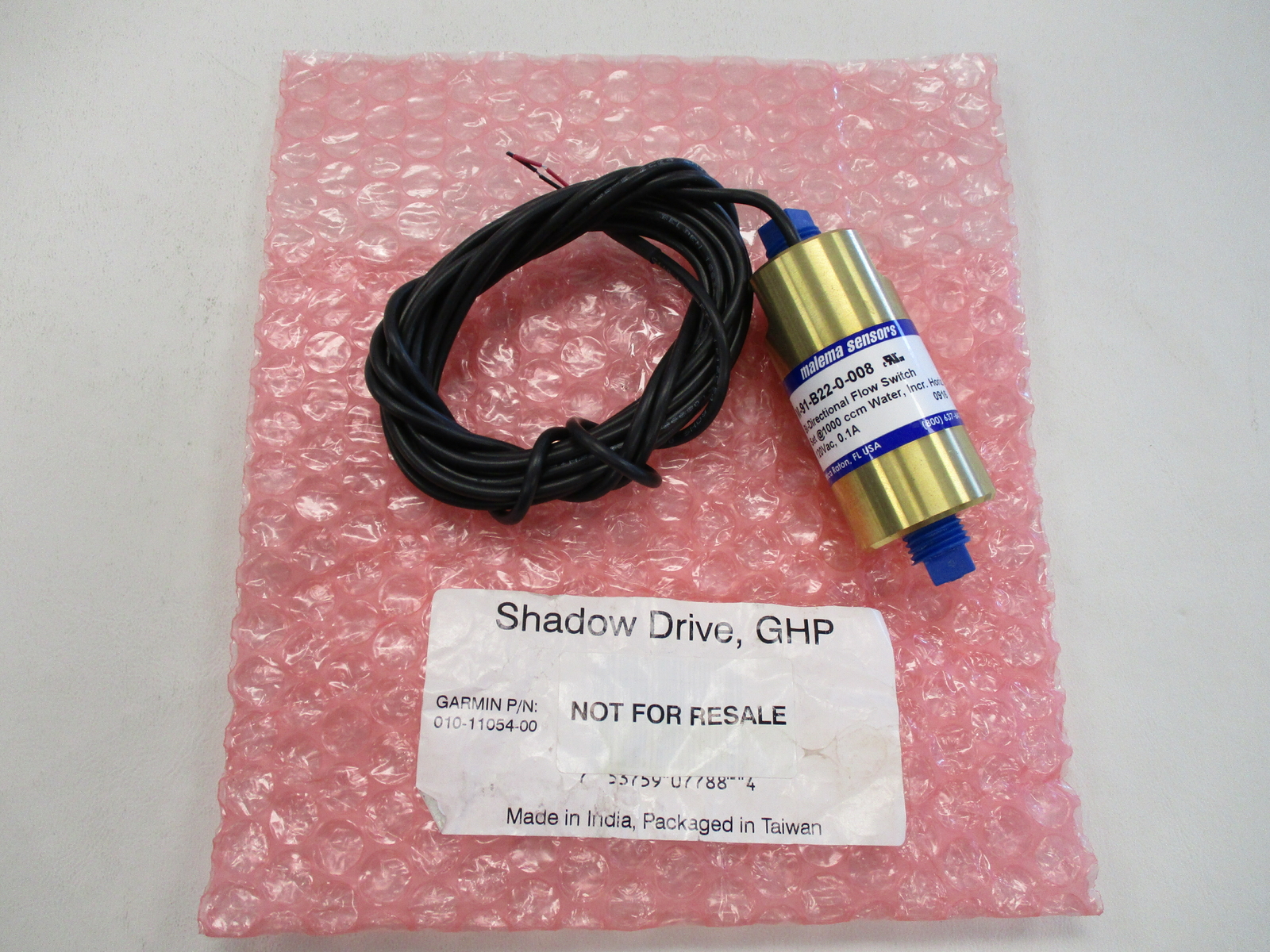 GARMIN MALEMA SENSORS GHP 10 SHADOW DRIVE ATTACHMENT 010-1154-00 MARINE ...