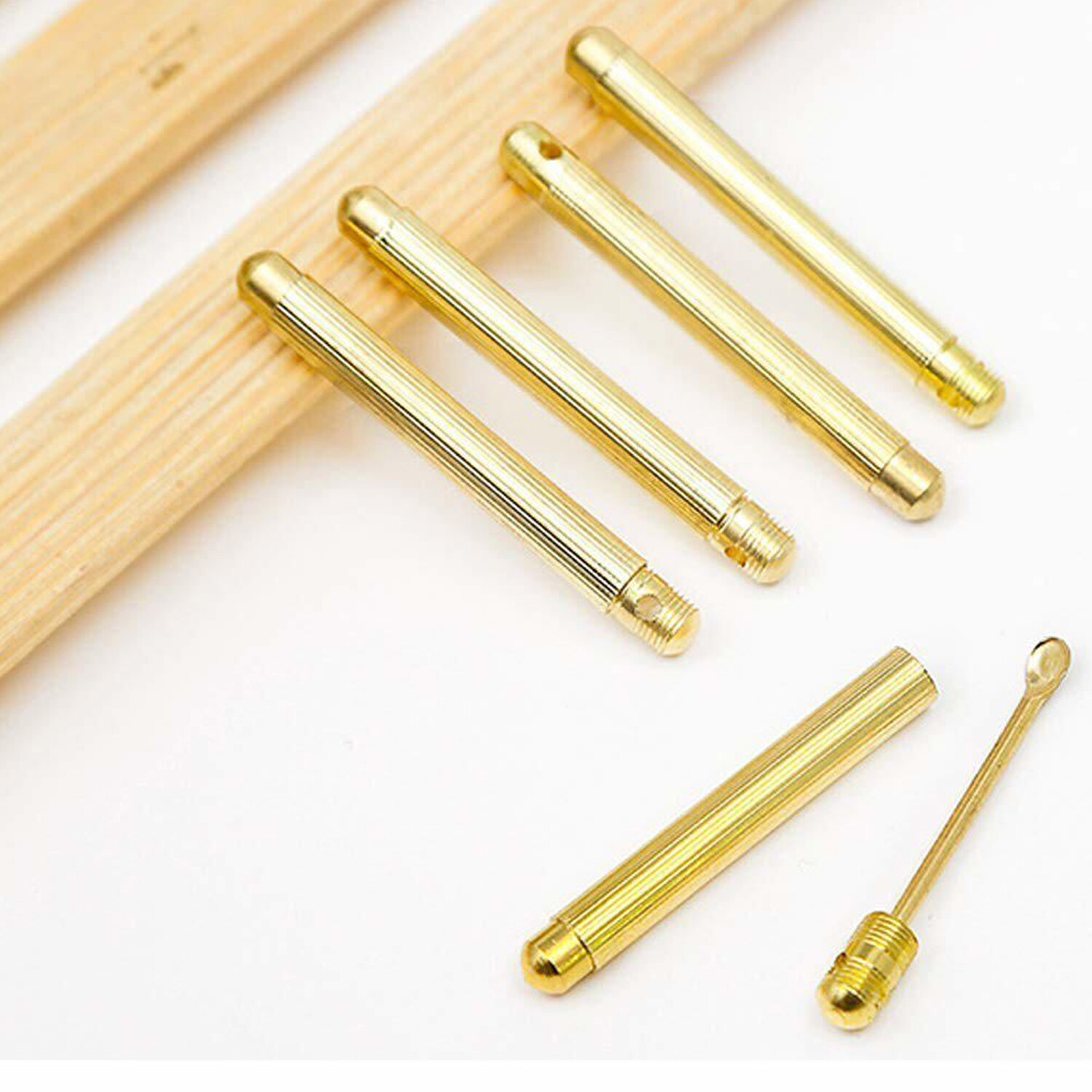 6 x Mini Small Keyring EarPick Scoop Bump Spoon Ear Wax Removal Tool AU ...