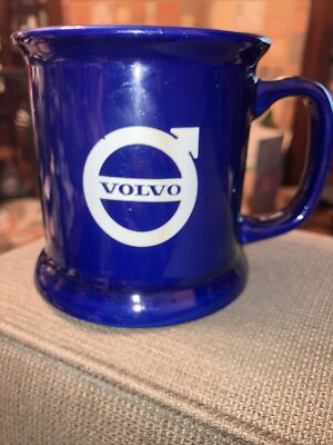 Cobalt Blue VOLVO Automobile Car Logo Ceramic Coffee/ Tea Mug | eBay