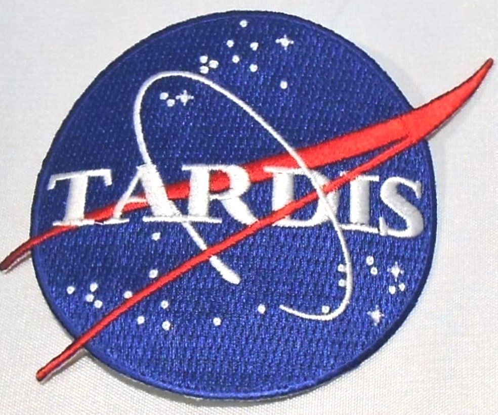 Doctor Who British TV Series Tardis NASA Style Logo 3 1/2" Embroidered ...