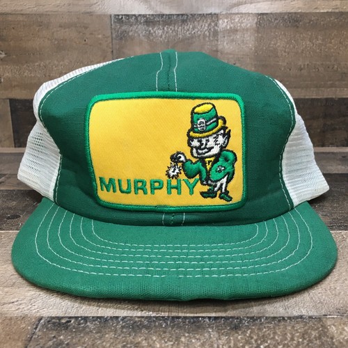 Vintage Murphy Irish Leprechaun Mesh Snapback Patch C… - Gem