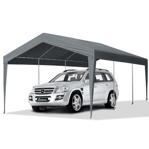 ADVANCE OUTDOOR djustable 12x20 Heavy Duty Carport Car Canopy Storage ...