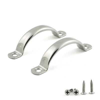 2pcs 78mm Stainless Steel Door Handle Cabinet Drawer Hardware Solid ...