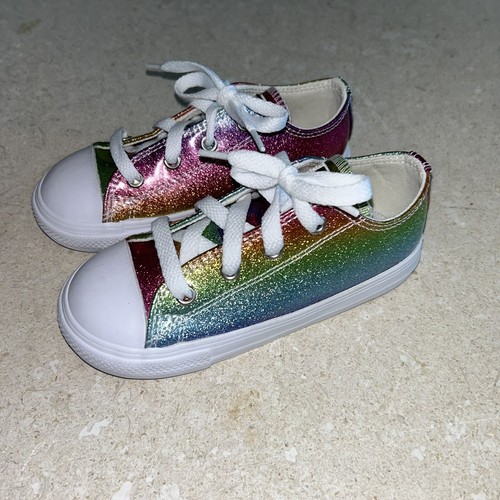 New Converse Rainbow Shimmer Toddler Shoes Girls Size 9 | eBay