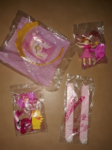 2009 Burger King Pinkalicious Set Tiara, Doll, Hair Clips, Rare Set 2 ...
