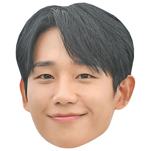 Jung Hae-In (Smile) Celebrity Mask, Flat Card Face, Fancy Dress Mask | eBay