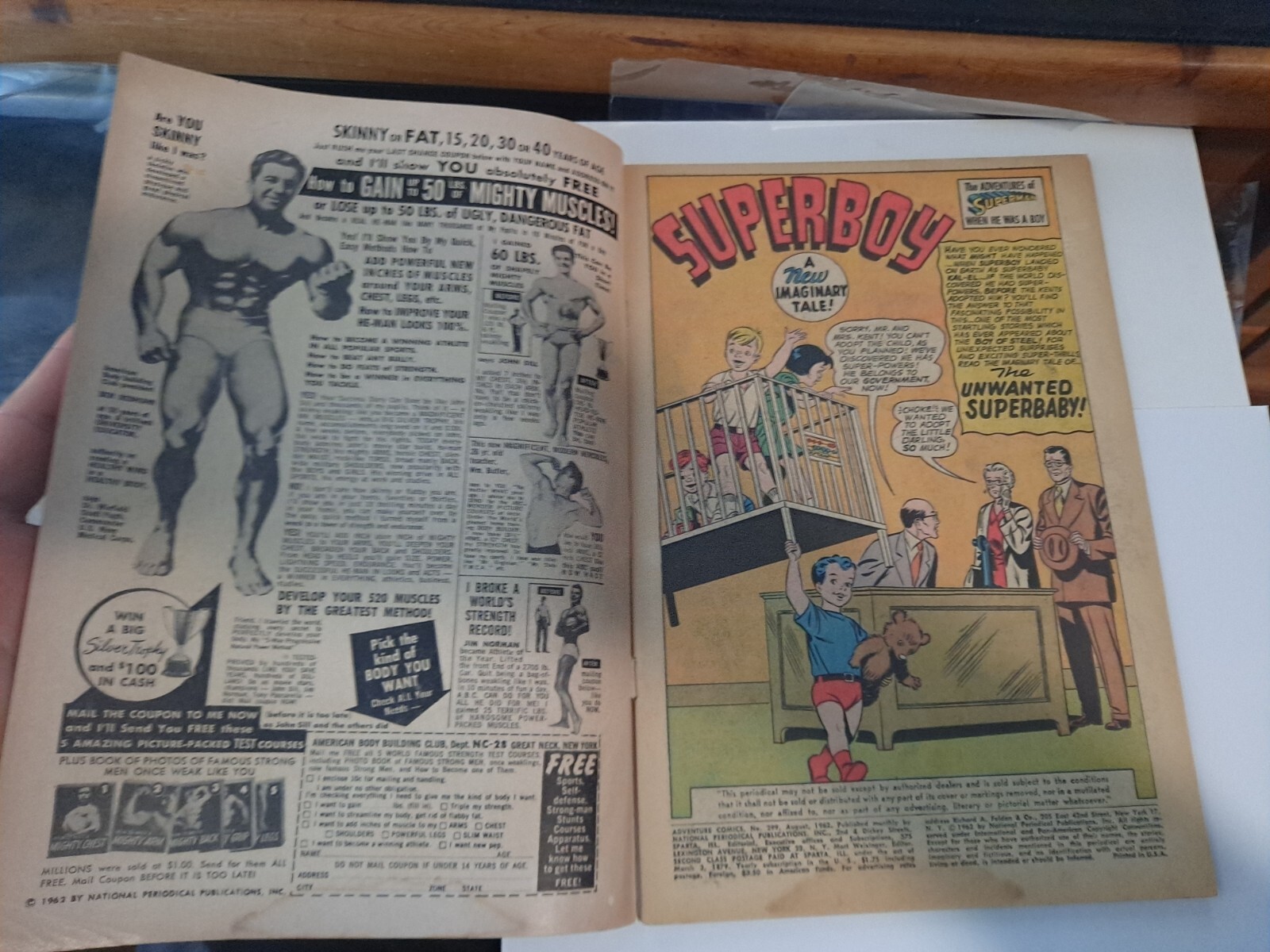 Adventure Comics #299 VG + 1962 DC 1st Gold Kryptonite @ Superbaby! | eBay