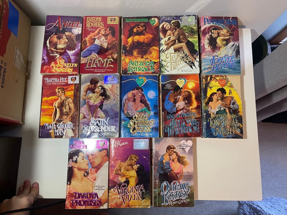 Lot of 13 Zebra Historical Romances Paperbacks lovegram hologram bodice ...