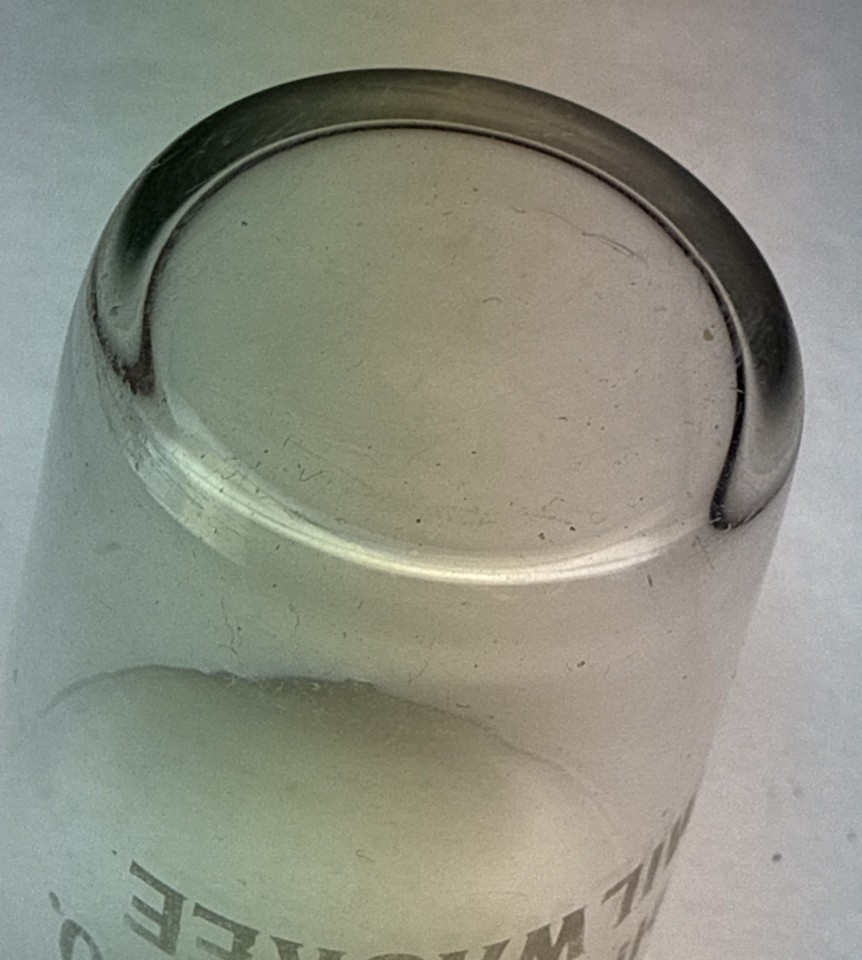 Old 1900s Etched Shot Glass John Barth Wine Liquor Dealer Milwaukee WI ...