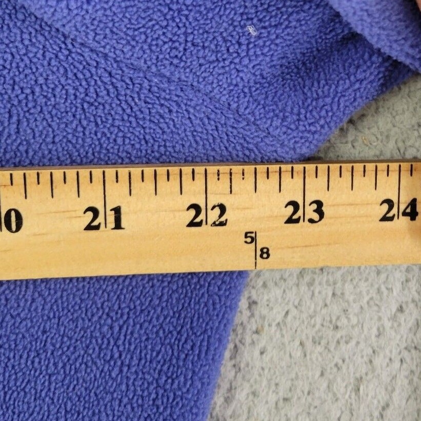 Calvin Klein Jacket Women's Size L Large Blue Fleece Full Zip Cowl Neck ...