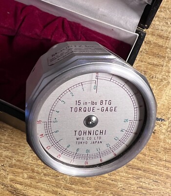 MOUNTZ TOHNICHI Handheld Torque Gauge 15 in-lbs BTG (US measurement) | eBay