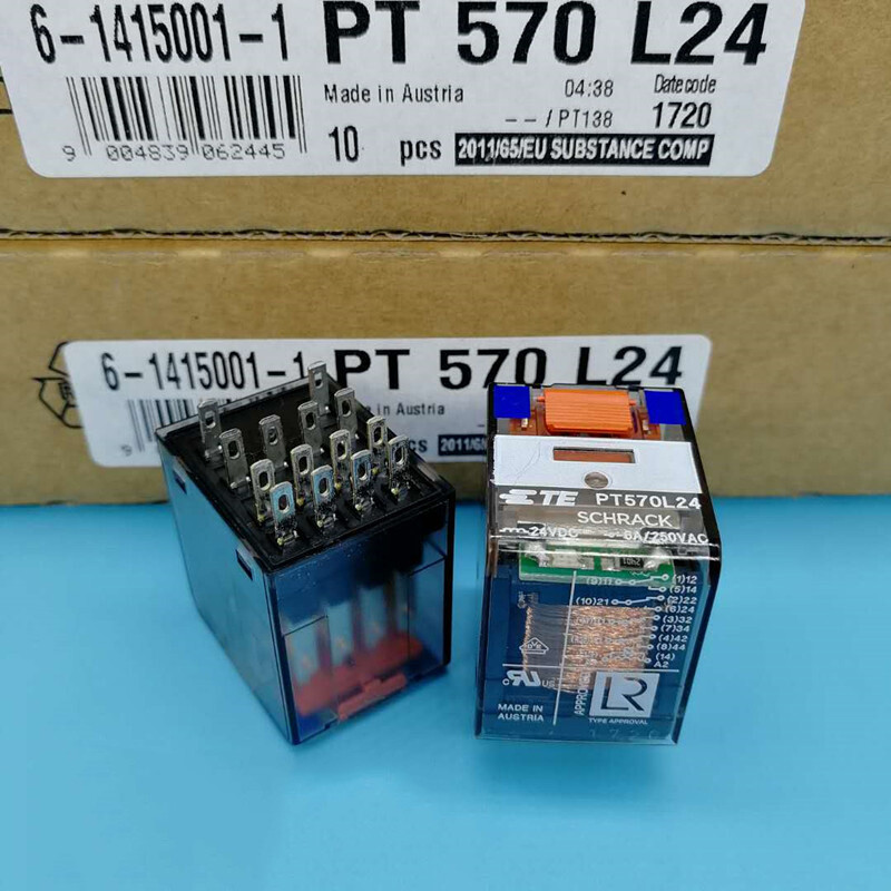 5Pcs TYCO PT570L24 24VDC Power Relay 14Pins Can Replace RCM570L24 ...