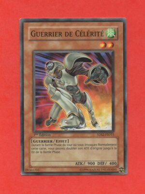 Konami Yu-Gi-Oh! n° 09365703 - GUERRIER DE CELERITE - 5DS2-FR015 (A7355 ...