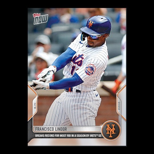 2022 Topps Now #709 Francisco Lindor Mets (PR-530) | eBay