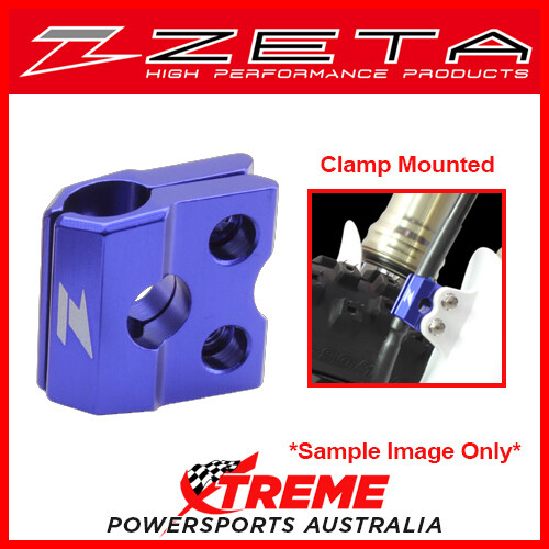 Blue Brake line Clamp Kawasaki KLX125,D-TRACKER125 2010-2016, Zeta ZE92 ...