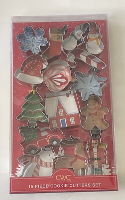 CWC Cook With Color Cookie Cutters 15 Piece Set | eBay