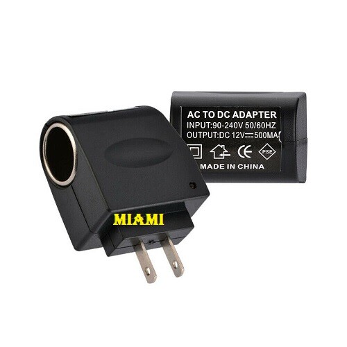 6 X 110V - 240V AC Plug To 12V DC Car Cigarette Lighter Converter ...