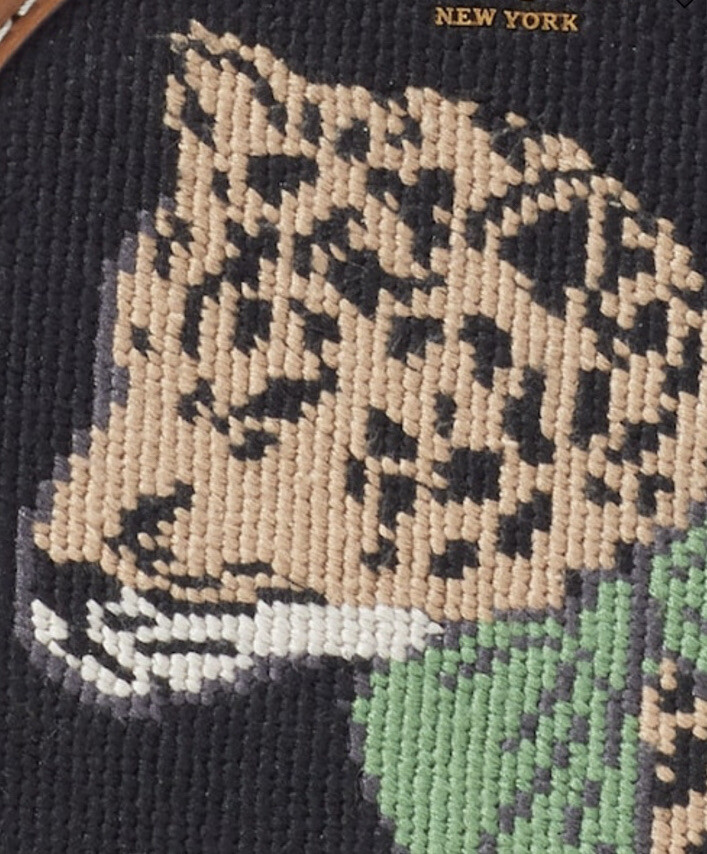 NWT Kate Spade Lucy Leopard Needlepoint Crossbody | eBay