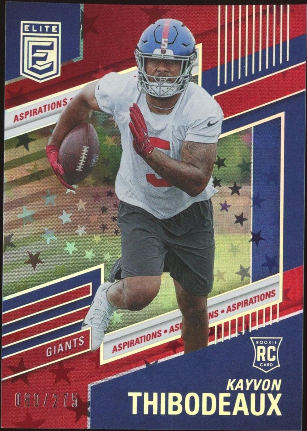 2022 Panini Donruss Elite - Rookies Kayvon Thibodeaux #137 Aspirations ...