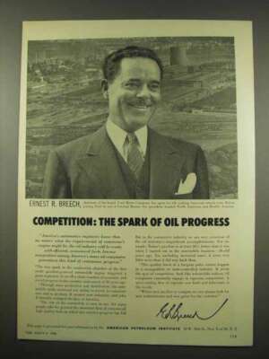 1956 American Petroleum Institute Ad - Ernest R. Breech | eBay