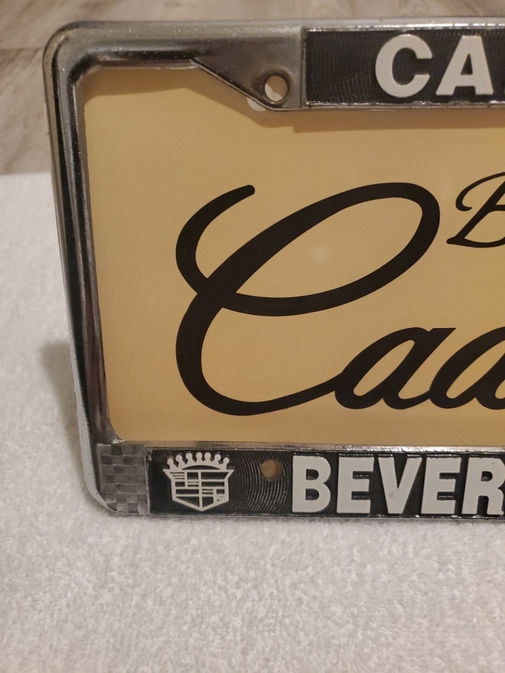 Beverly Hills Cadillac Car Dealer License Plate Frame and Insert Very ...