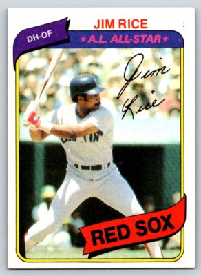 1980 Topps #200 Jim Rice Boston Red Sox Near Mint or Better 28987 | eBay