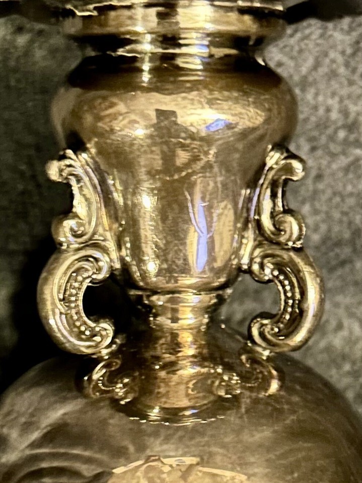 Vintage Baroque by Wallace Silverplate CandleHolder Candlestick | eBay