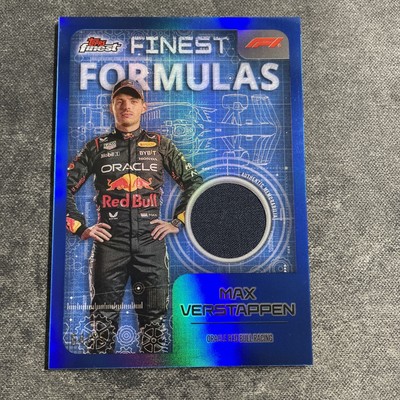 2024 Topps Finest Formula 1 F1 Max Verstappen Finest Formulas Relic ...