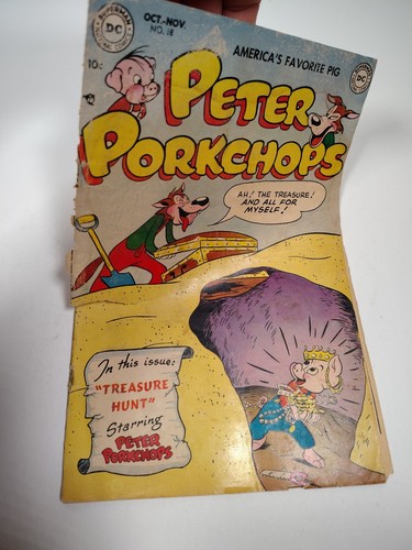 GOLDEN AGE Lot Comics Joe Palooka, Smilin Jack, Peter Pork Chop ...