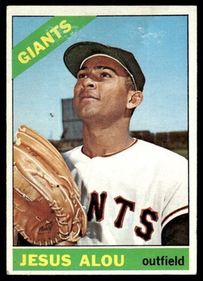 1966 TOPPS JESUS ALOU 242 VG-EX BASEBALL SAN FRANCISCO GIANTS | eBay