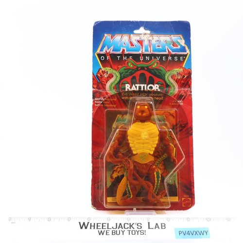 Rattlor He-Man Masters of the Universe MOTU 1985 Mattel Figure NEW MOSC ...