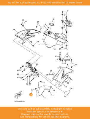 YAMAHA Clamp 1, 2C2-F4135-00 OEM DT50R MBK | eBay UK