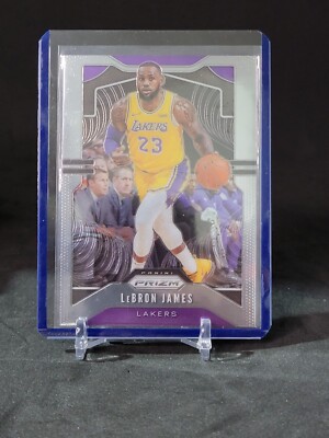 2019-20 Panini Prizm Lebron James Base #129 1st Lakers Prizm Sharp ...