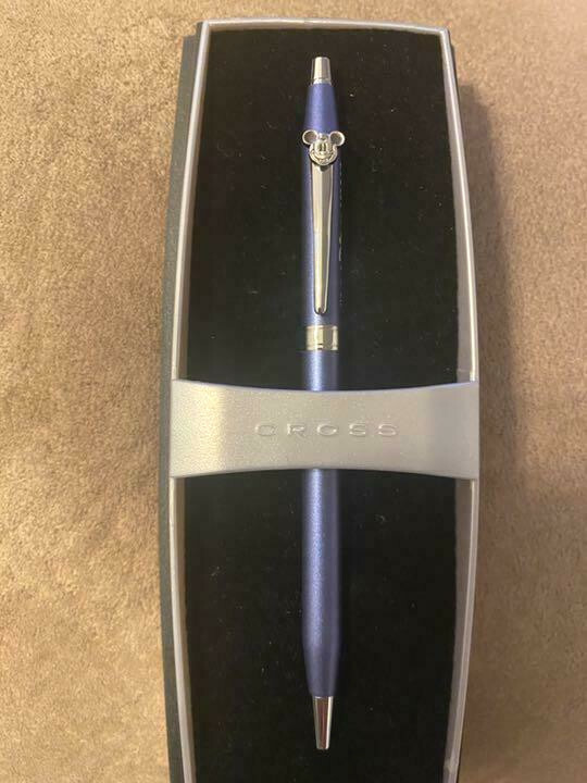CROSS Disney Resort Mickey Mouse Ballpoint Pen(Blue) wz/Box Super Rare ...