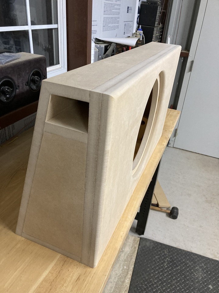 Custom JL Audio 12TW3-D4 Flush Mount Subwoofer Wedge Enclosure/Speaker ...