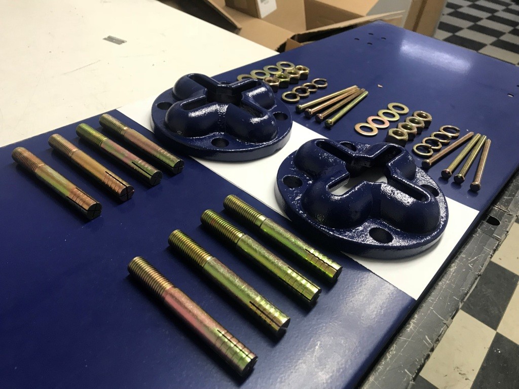 2 Anchor Pots Combo 4 Slots Bolts Included Auto Body Floor System ...