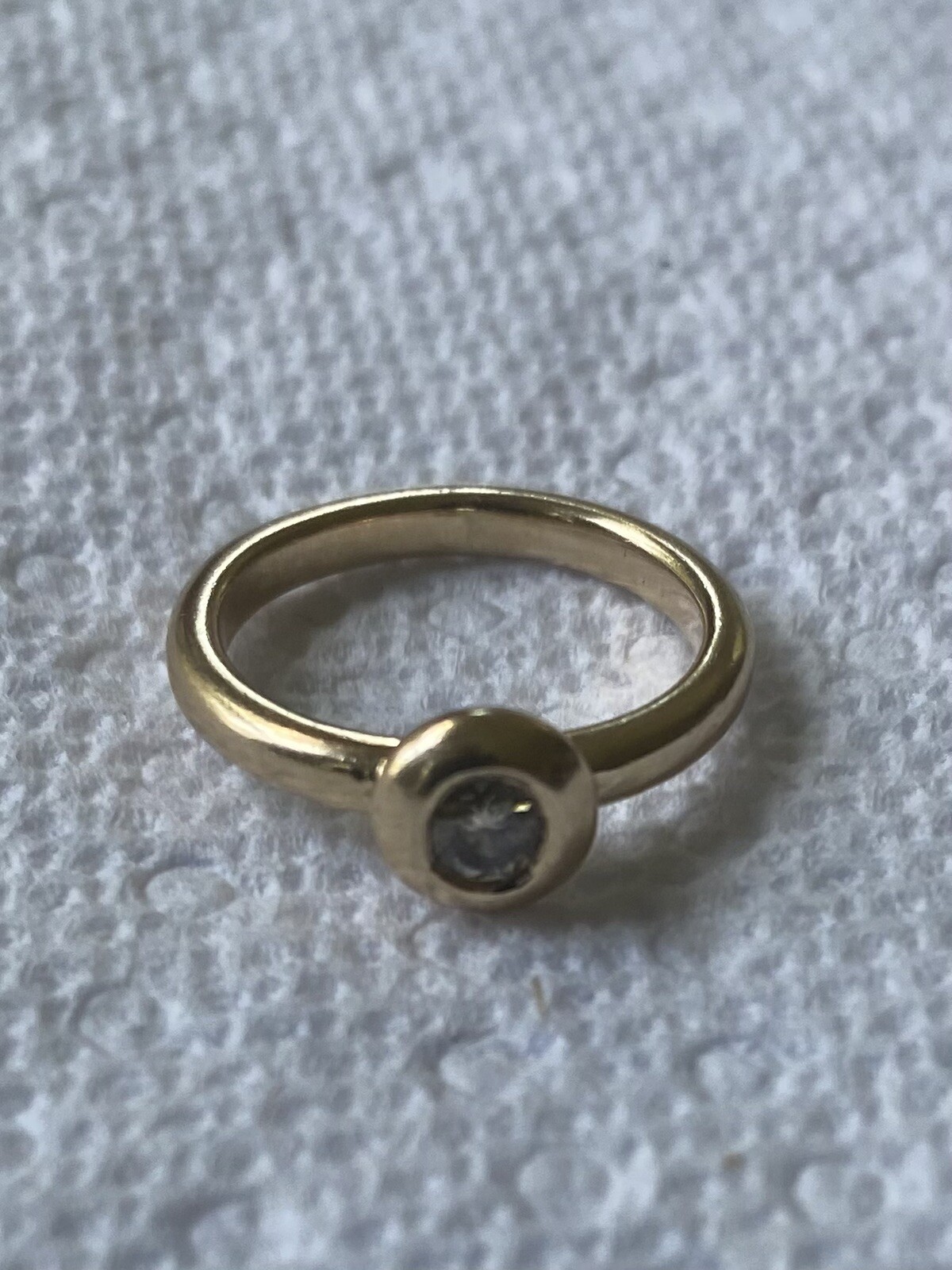 james avery 14k yellow gold diamond ring - Gem