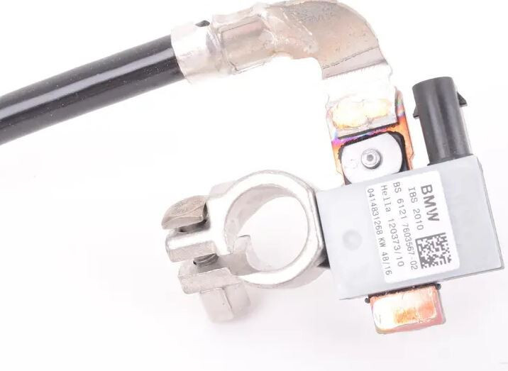 BMW E60 Battery Cable Negative - Intelligent Battery Sensor (IBS) HELLA ...