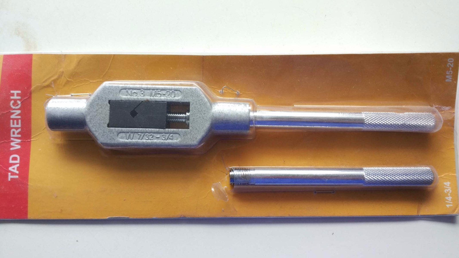 US Stock NEW Adjustable Tap Handle & Reamer Wrench M5 to M20 1/4 - 3/4 ...