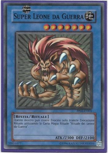 YU-GI-OH! SUPER LEONE DA GUERRA PP02-IT001 SUPER RARA THE REAL_DEAL ...