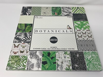 THE PAPER STUDIO "BOTANICALS" Cardstock 60 Sheets *Retired*Rare* New | eBay