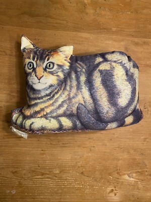 Vintage Tabby Cat Plush Toy Stuffed Animal Pillow By Salamander Graphix ...