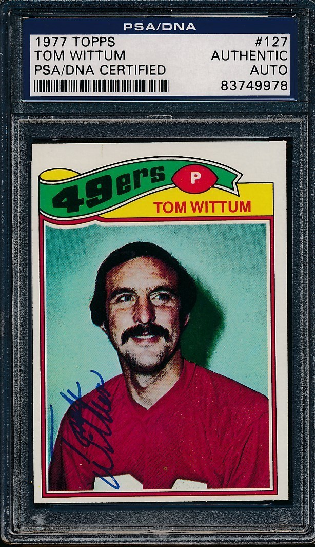 1977 Topps - Tom Wittum #127 for sale online | eBay