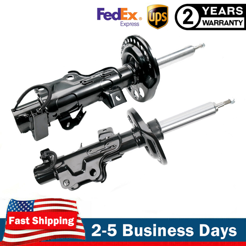 Pair Front LH RH Shock Absorber Struts Electric Fit Cadillac CTS 2WD ...