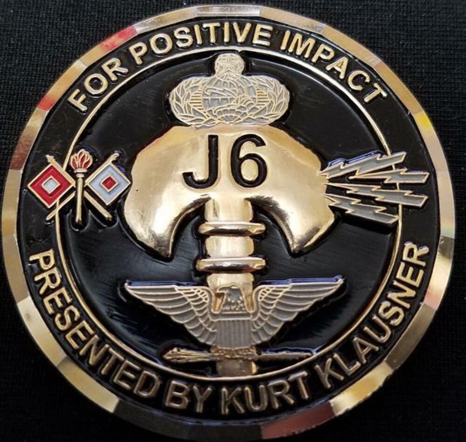 Rare JSOC J6 Joint Special Operations Command Kurt Klausner Challenge ...