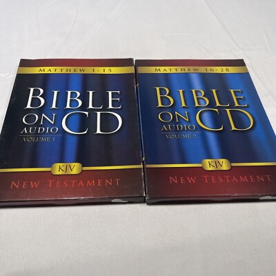 The Bible In Audio CD Volume 1 & 2 Matthew 1 - 28 On Two Discs | eBay